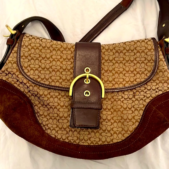 Coach | Bags | Coach Suede Bag | Poshmark